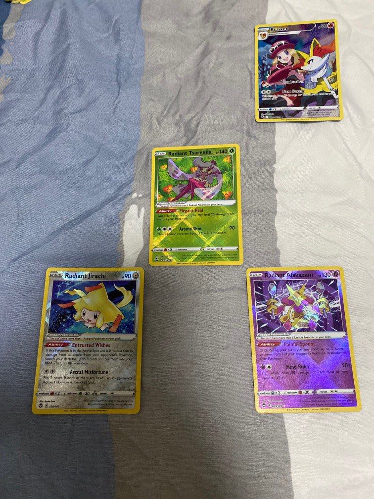 Radiant set Pokemon Cards, Hobbies & Toys, Toys & Games on Carousell