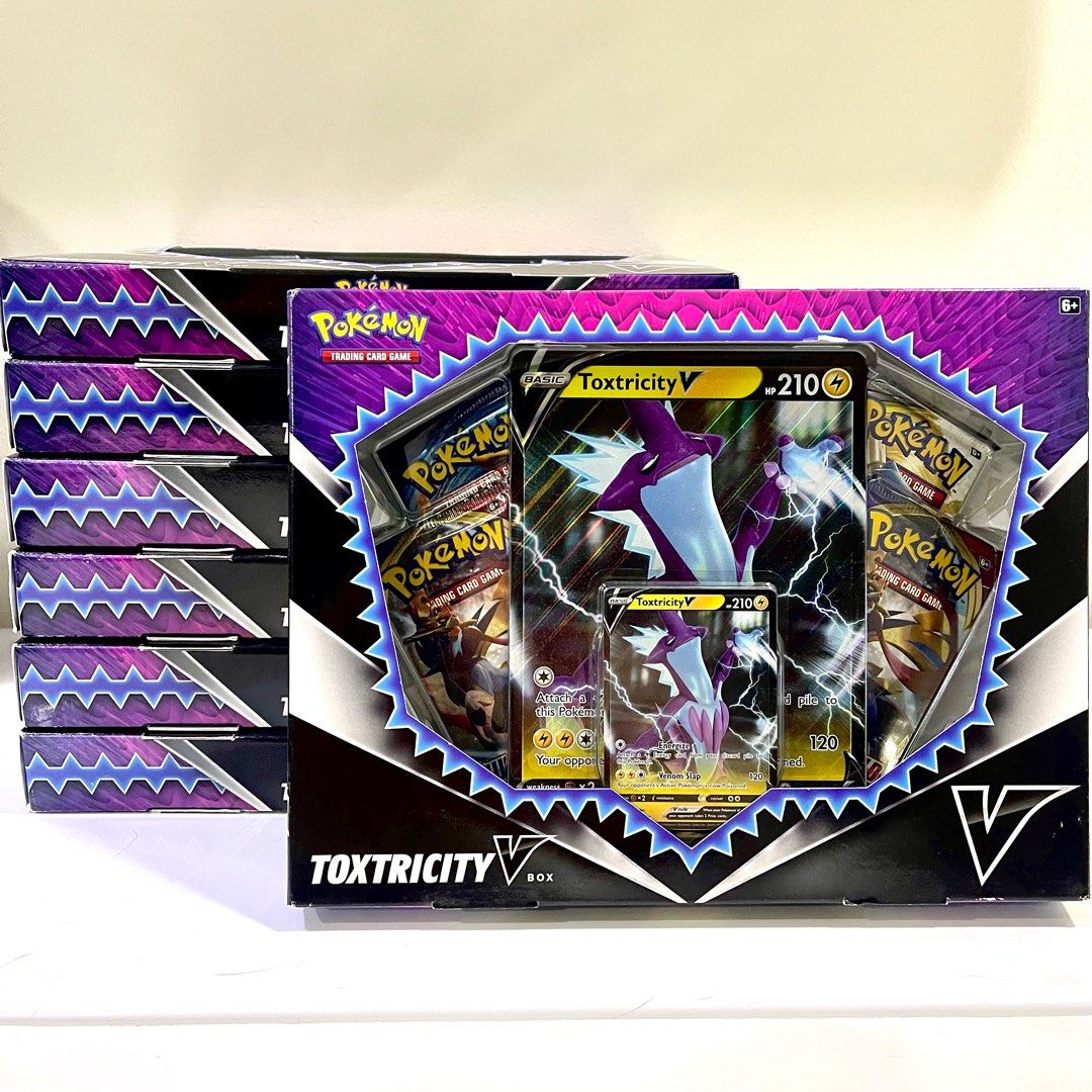 [Rare] Pokemon TCG Toxtricity V Box | XY Evolutions | SM Cosmic Eclipse ...