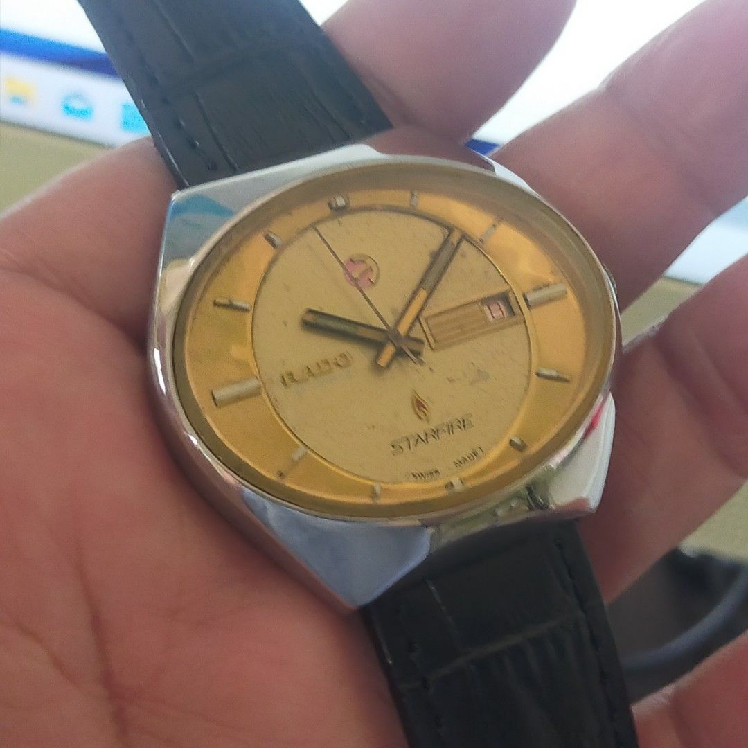 Rare vintage Rado Starfire oval Automatic Swiss watch, Men's Fashion ...