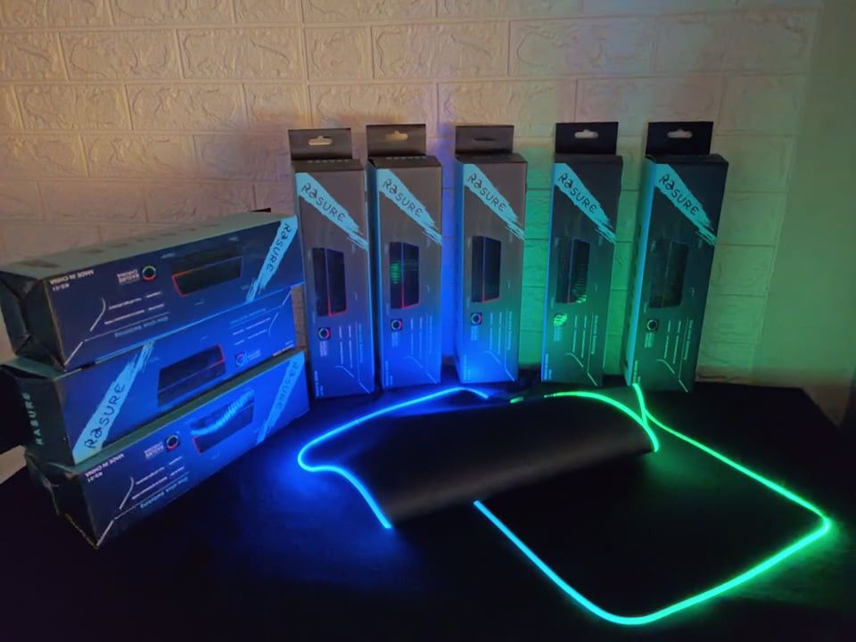 RASURE RGB EXTENDED MOUSE PAD (800 X 300 X 2MM), Computers & Tech ...