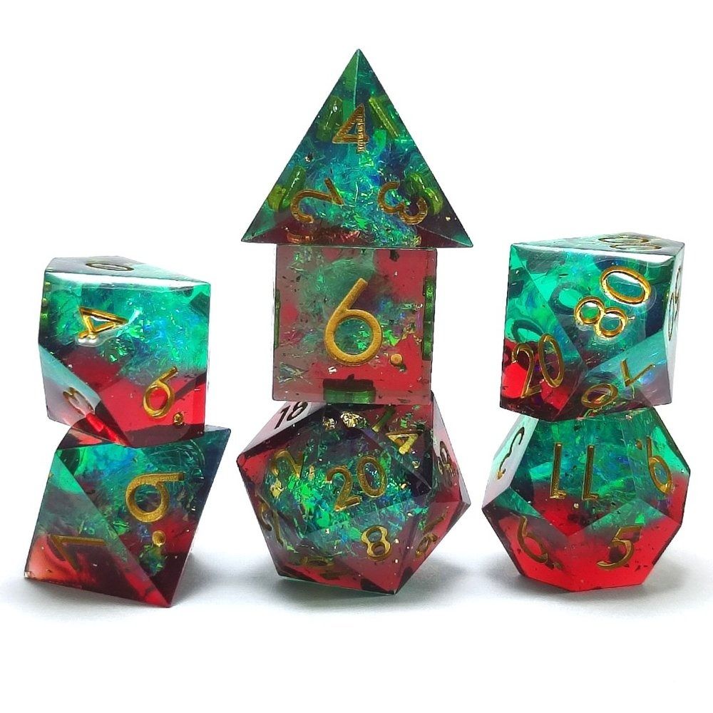 RazorEdge : Bloody Mary Dice Set (7 pcs) for Dungeons & Dragons ...