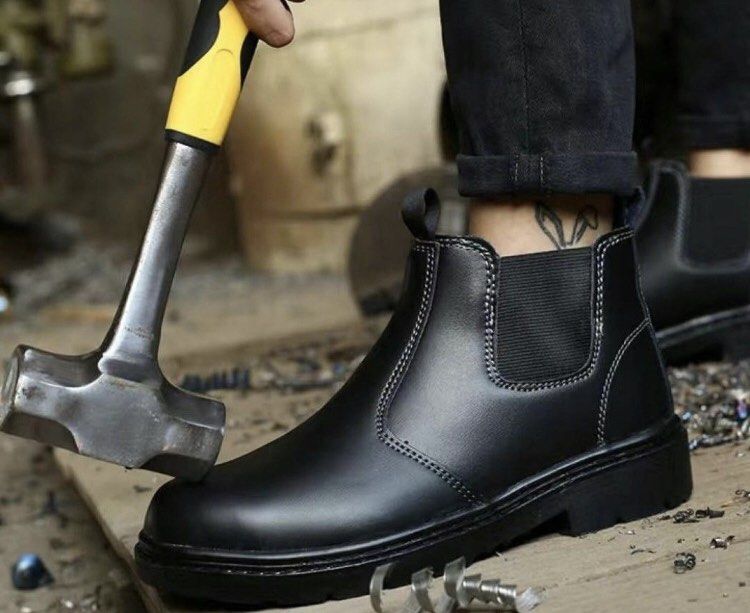 Ready Stock!! Steel Toe 6 Inch Safety Boots, Men's Fashion, Footwear ...