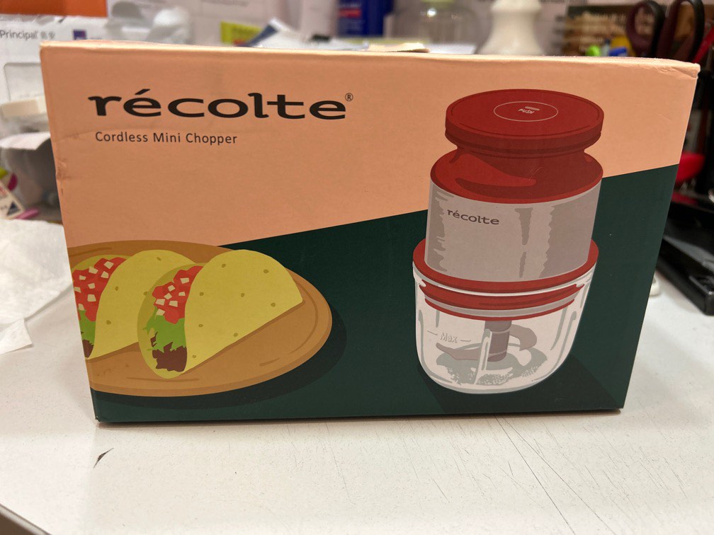 Recolte Cordless Mini Chopper, 家庭電器, 廚房電器, 榨汁機及攪拌機 - Carousell