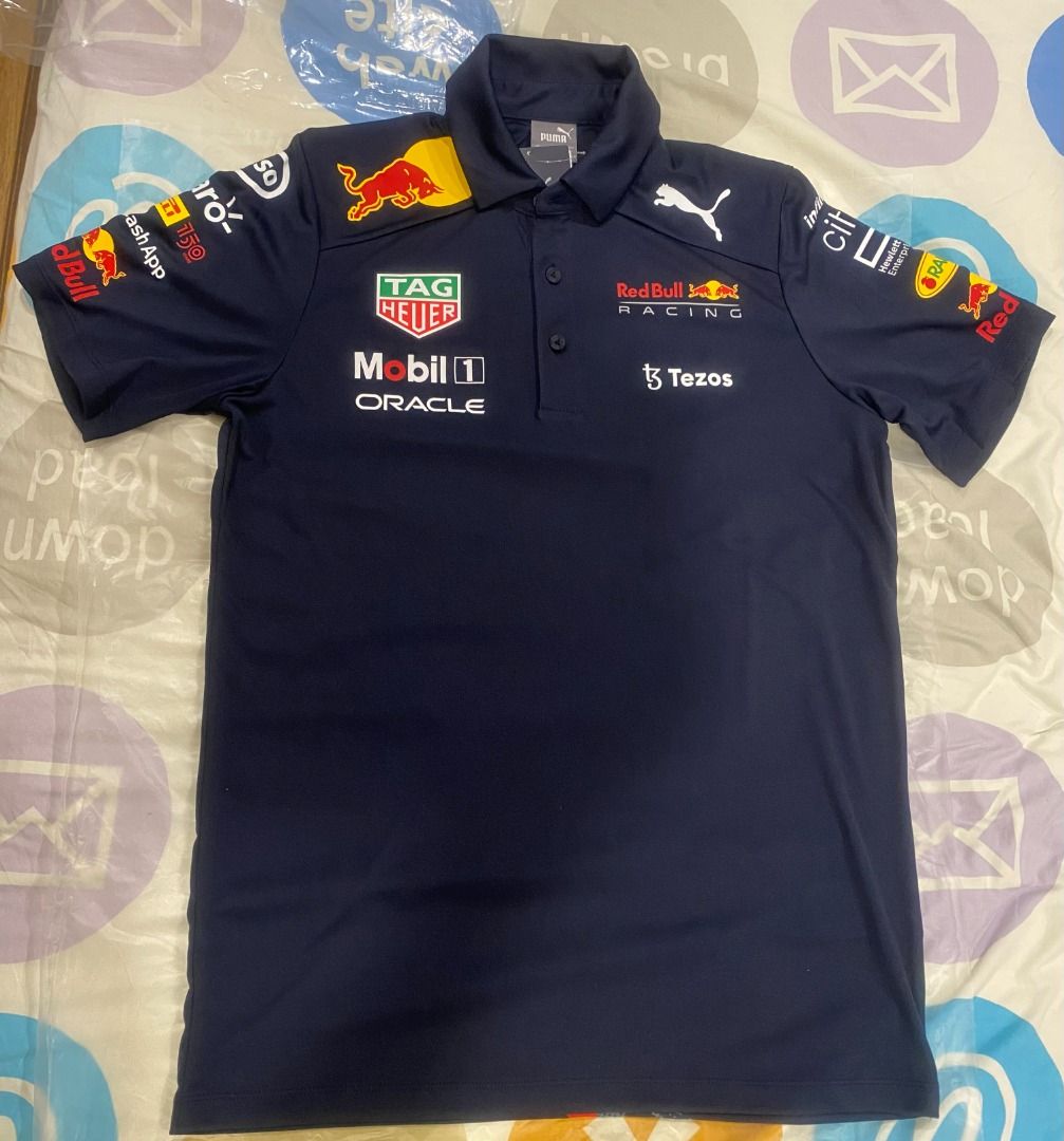 Red Bull F1 Polo Tee (Puma) , Men's Fashion, Tops & Sets, Tshirts ...