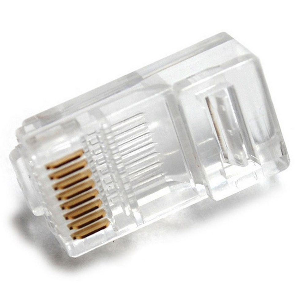 RJ45 Unshielded Modular Plug/Connector for Cat5e UTP & Cat6 UTP 24 AWG ...