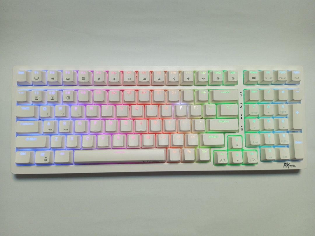 RK ROYAL KLUDGE RK98 TRI-MODE WIRELESS RGB MECHANICAL KEYBOARD BROWN ...