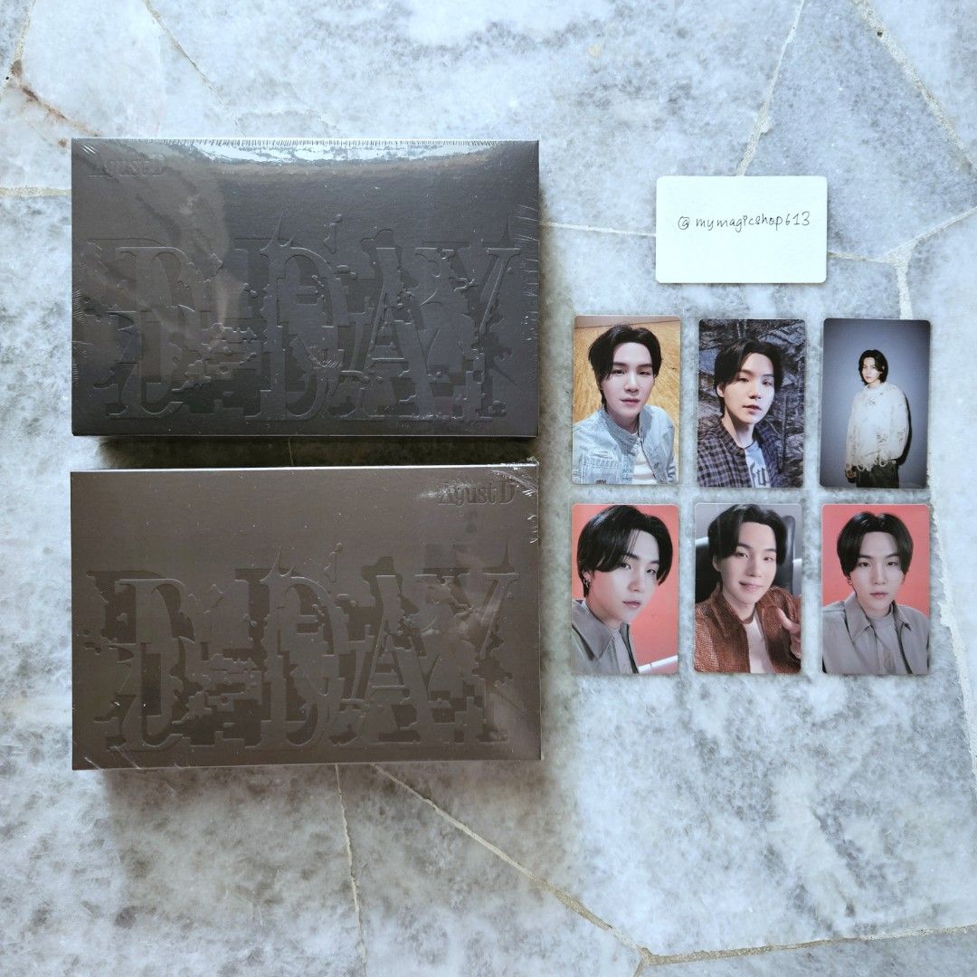 AGUST D "D-DAY" WITH M2U/ SOUNDWAVE LUCKY DRAW #BTS #SUGA #YOONGI, Hobbies & Toys, Collectibles ...