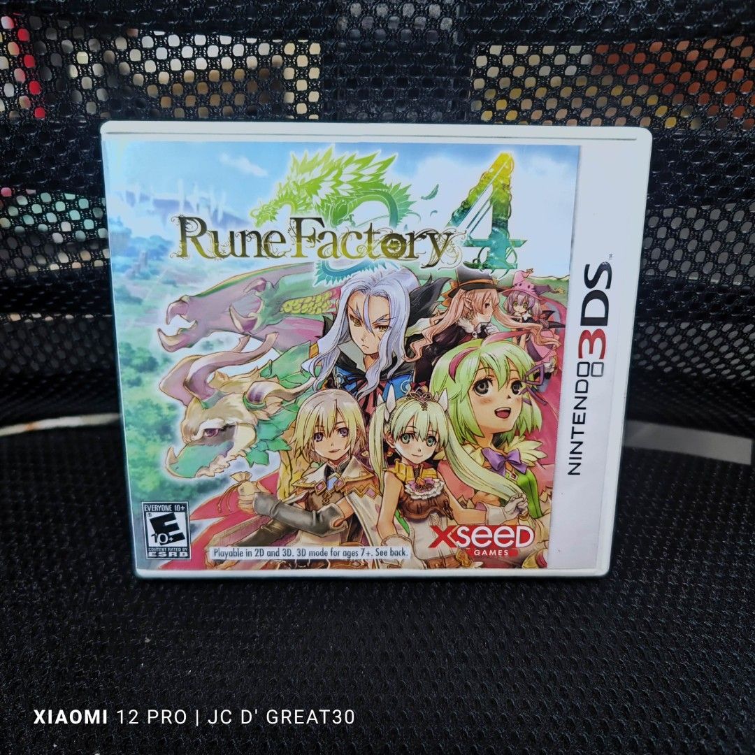 Rune Factory 4 3ds game on Carousell