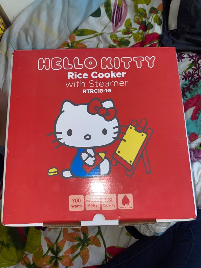 Sanrio Hello Kitty Rice Cooker with Steamer on Carousell