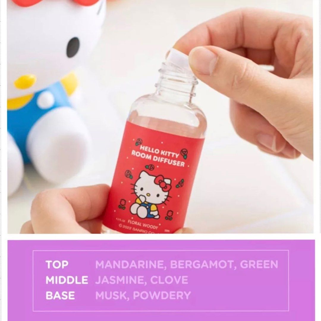 Sanrio License Room Diffuser- Hello Kitty My Melody (50ml) on Carousell