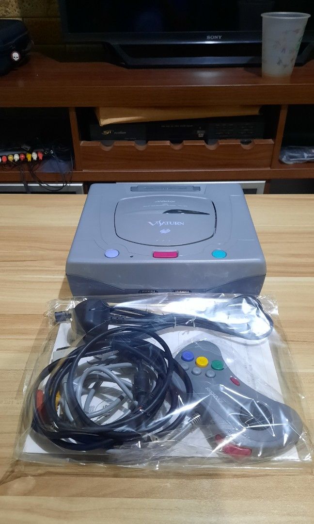 Sega Saturn Victor (Complete, Modified), Video Gaming, Video Game ...