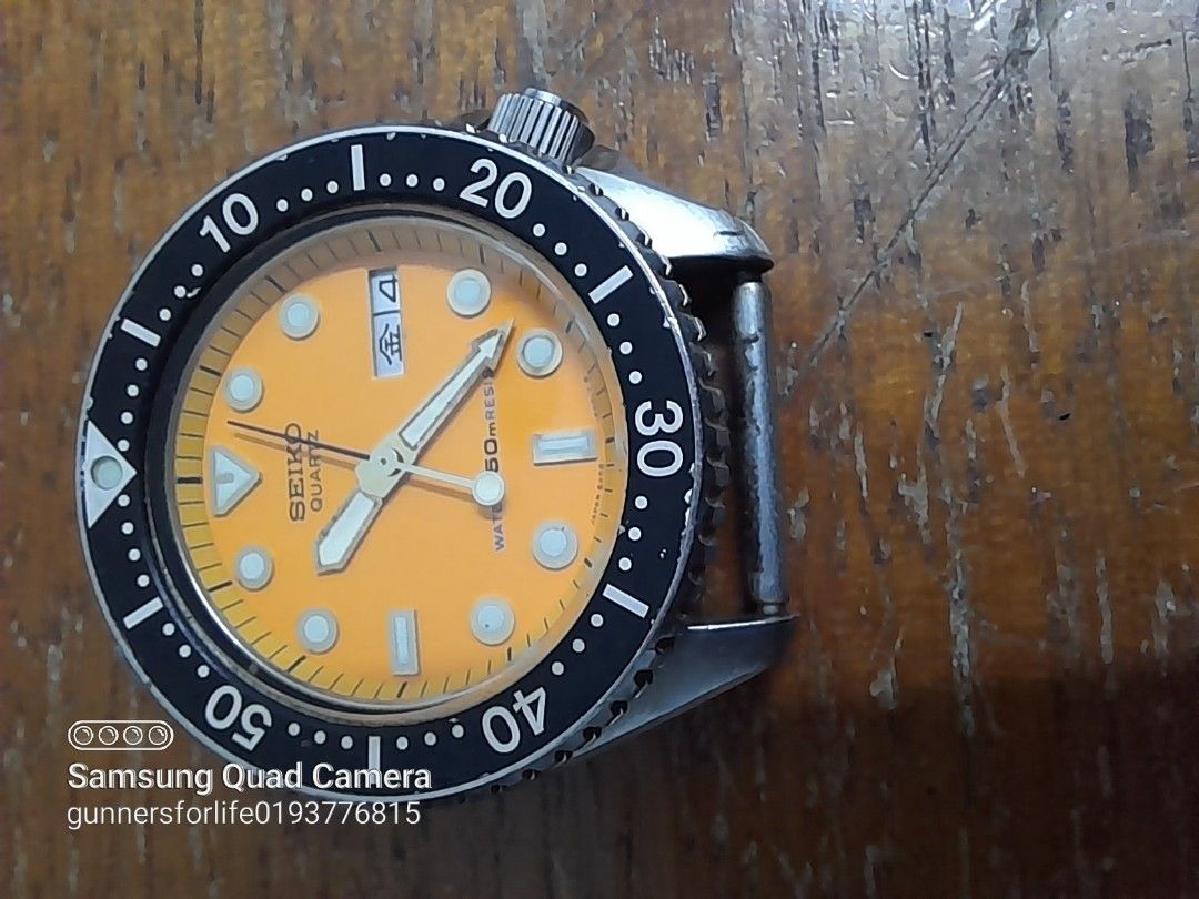 Seiko 6458-600A 38mm diver quartz, Men's Fashion, Watches & Accessories ...