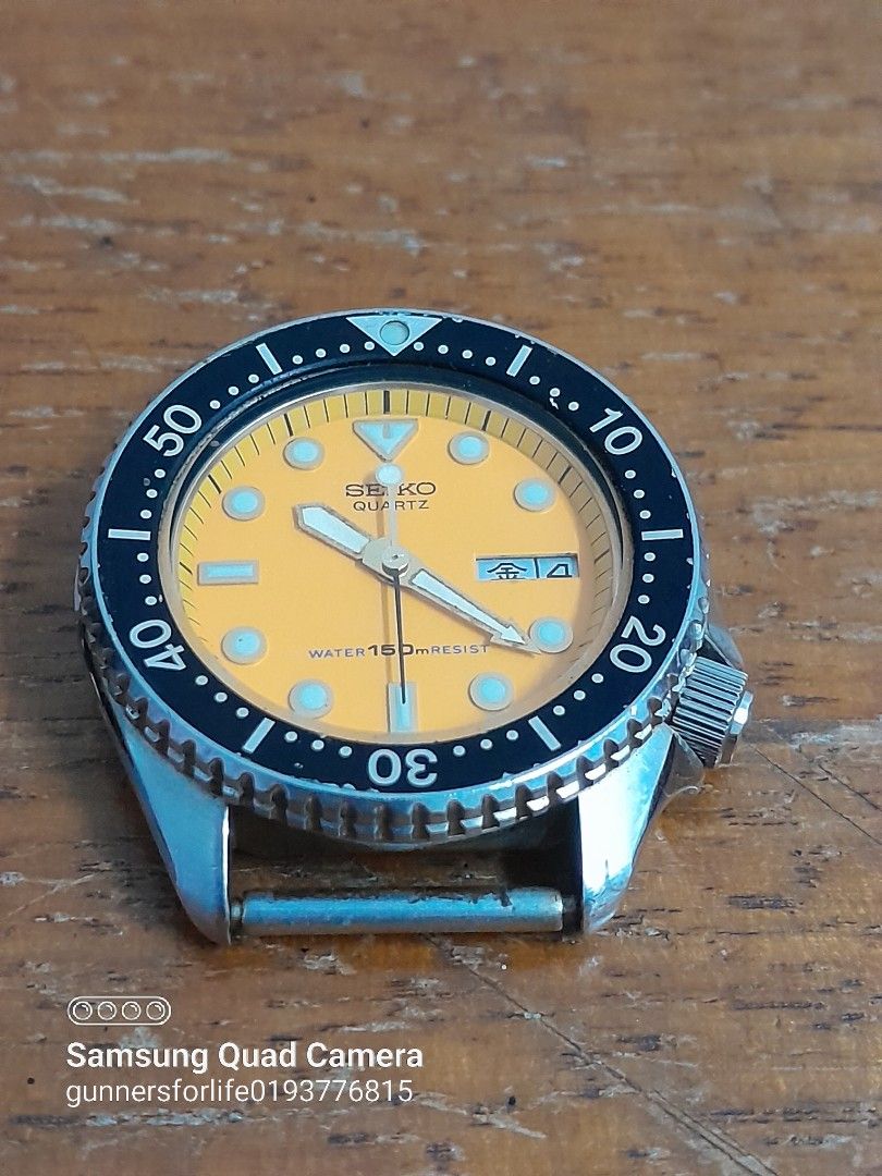 Seiko 6458-600A 38mm diver quartz, Men's Fashion, Watches & Accessories ...