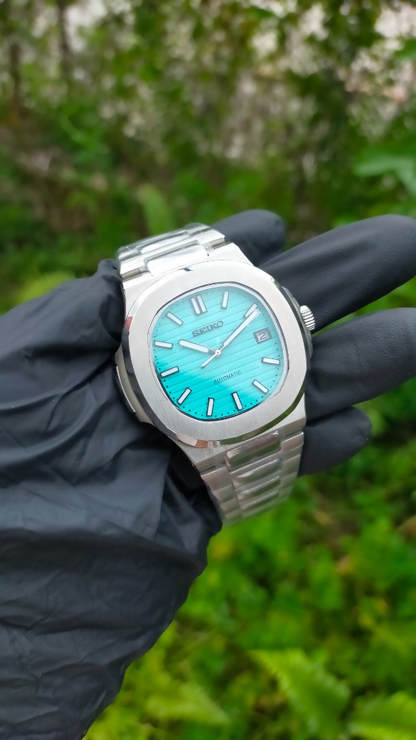 [Seiko MOD] Tiffany Nautilus, Men's Fashion, Watches & Accessories ...