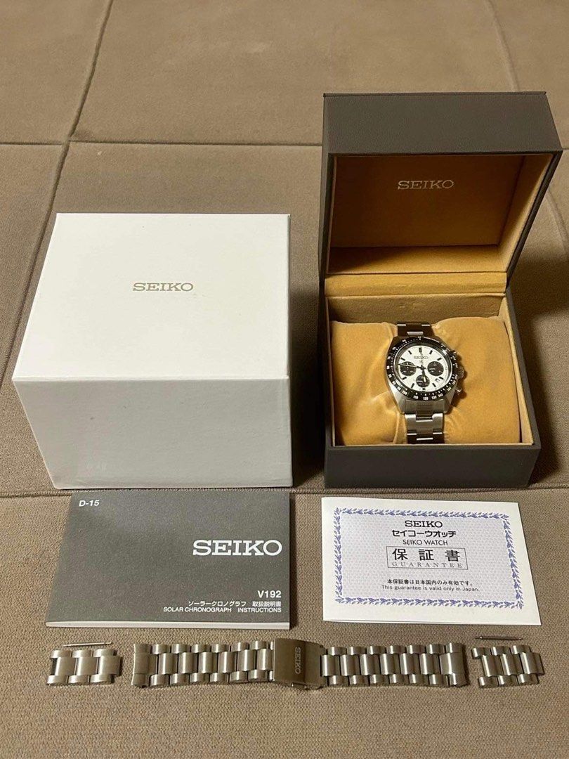 Seiko SBDL085 Panda JDM Chronograph (SSC813), Men's Fashion, Watches ...