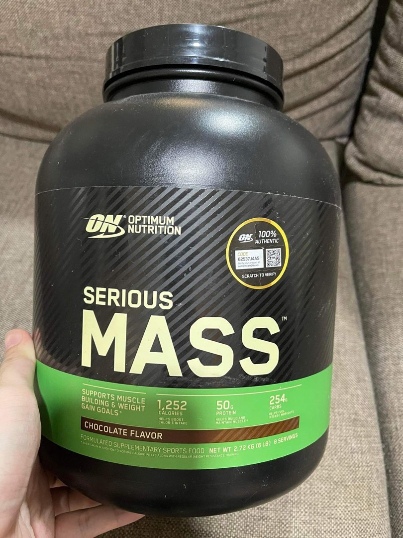 Serious Mass 6LB (Chocolate) Mass Gainer on Carousell
