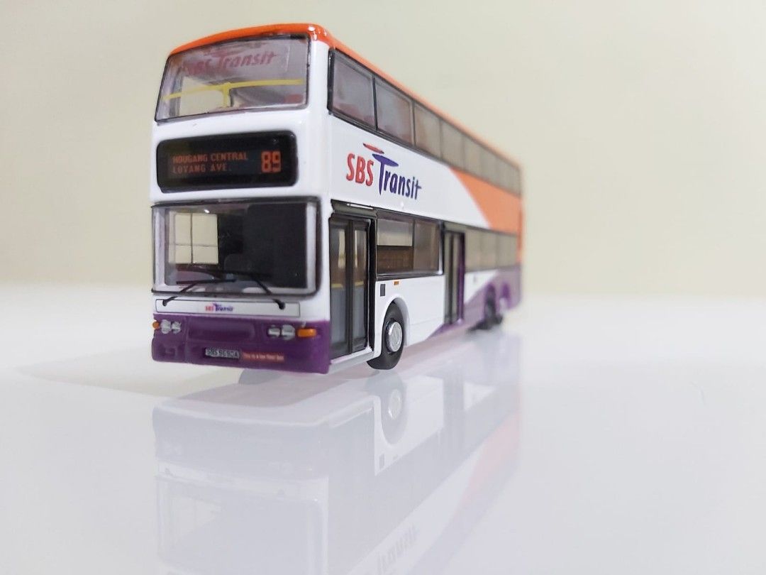 Last Piece Singapore SBS Transit Dennis Trident Duplex MetSec Purple ...