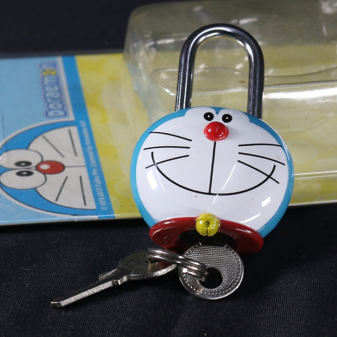 Small Luggage Drawer Doraemon Character Lock With 2 Keys, Hobbies ...