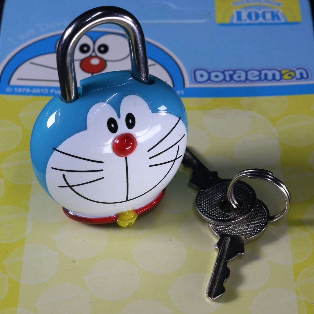 Small Luggage Drawer Doraemon Character Lock With 2 Keys, Hobbies ...