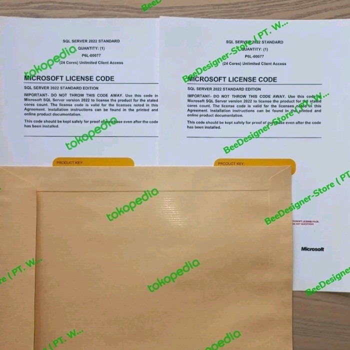Sql Server 2022 Standard 96 Core License Unlimited User Cal Elektronik Bagian Komputer
