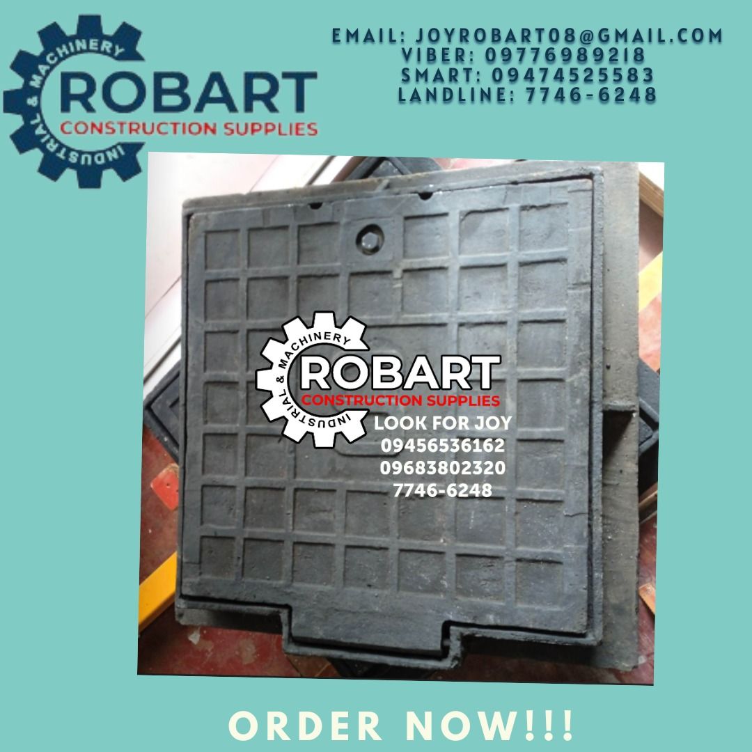 SQUARE MANHOLE COVER, Commercial & Industrial, Construction Tools ...