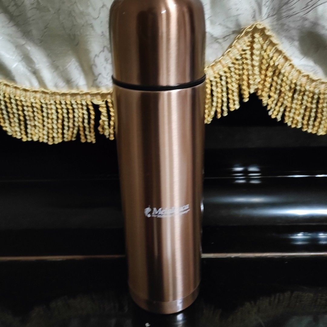 Stainless steel 1 liter vacuum flasks, Furniture & Home Living ...