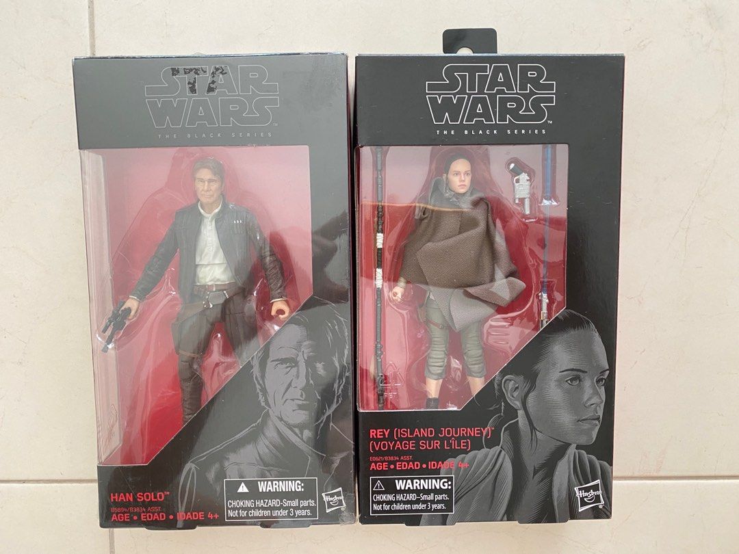 Star Wars The Black Series Han Solo Rey (Island Journey), Hobbies ...