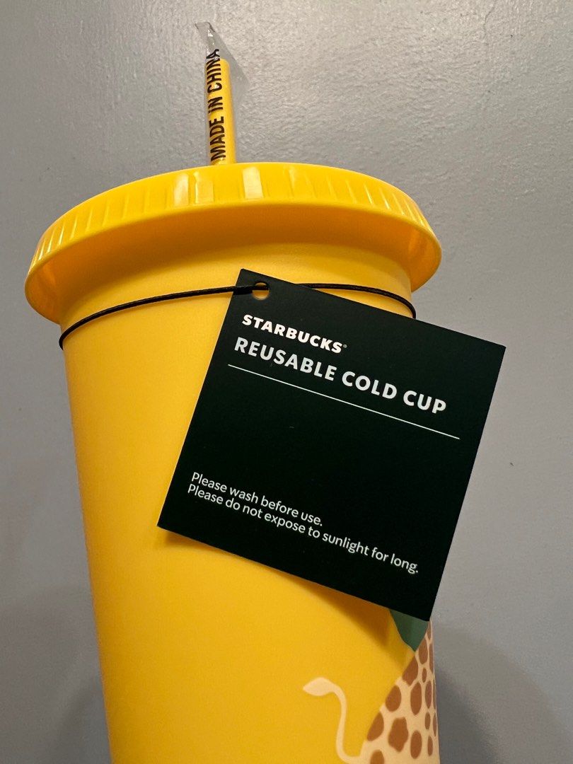 Starbucks Tumbler (24oz Giraffe Reusable Cup Color Changing Tumbler ...