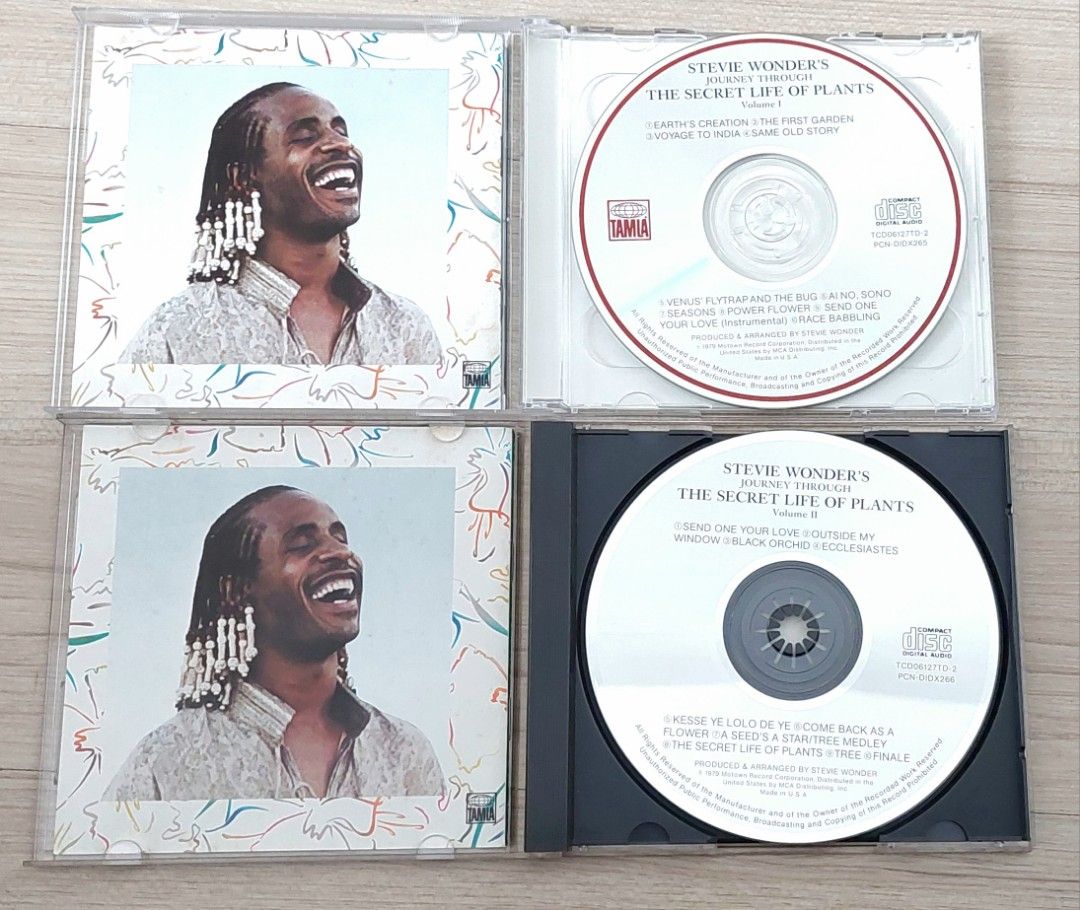 Stevie Wonder 2 CD Journey through the secret life of plants. Epic ...