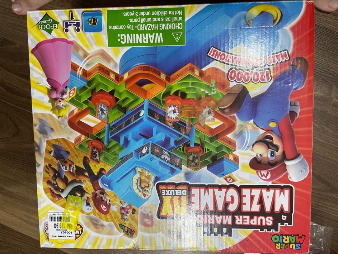 Super mario maze game, Hobbies & Toys, Toys & Games on Carousell