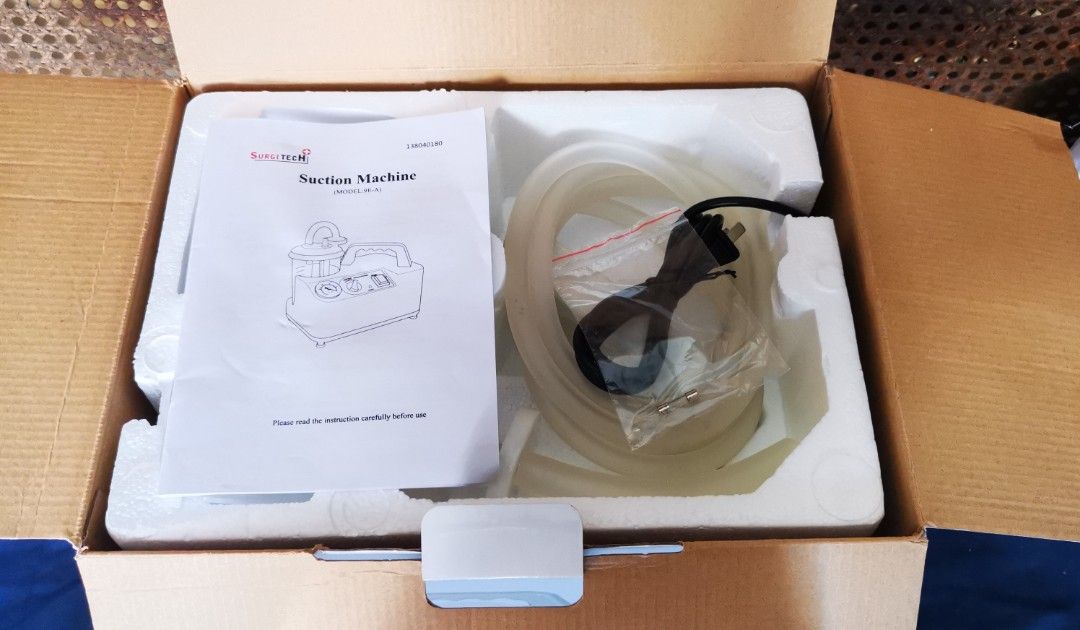 Surgitech Suction Machine (model 9E-A), Health & Nutrition, Medical ...