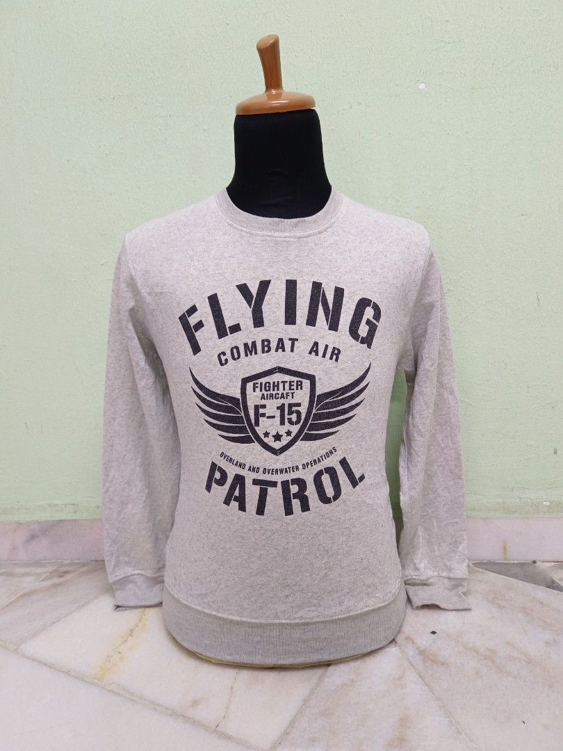 SWEATSHIRT FLYING COMBAT AIR F-15, Men's Fashion, Tops & Sets, Hoodies ...