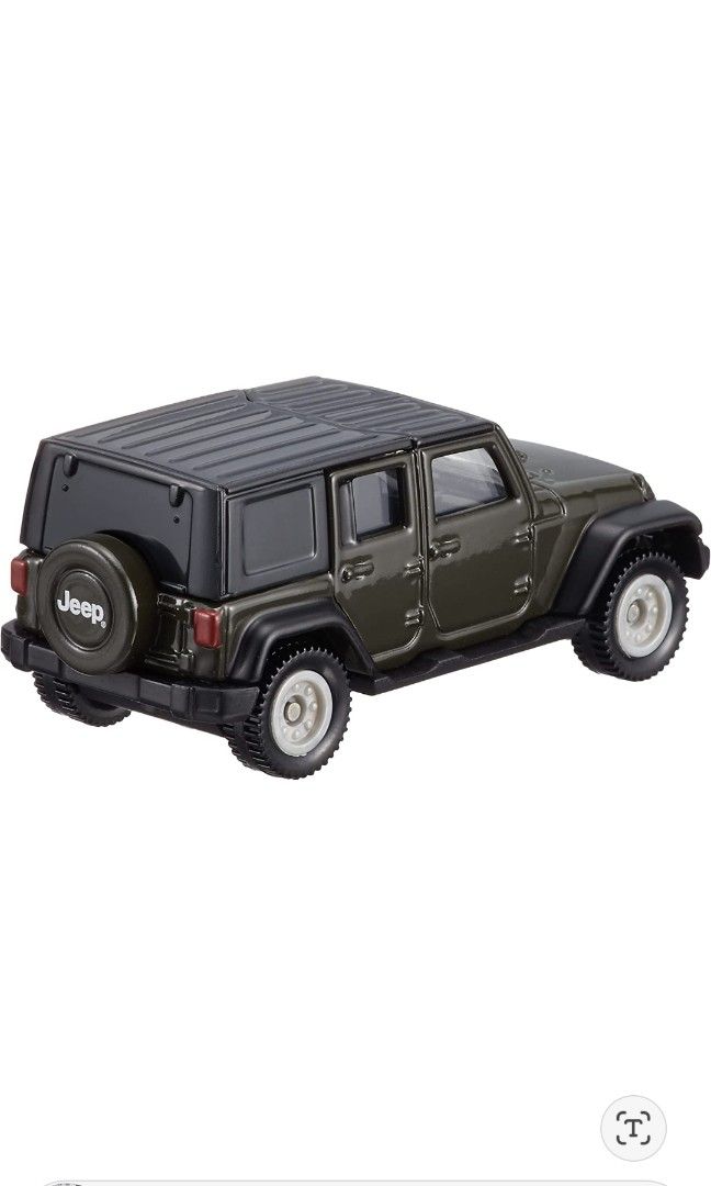 Takara Tomy Tomica - Army Green - Jeep Wrangler, Hobbies & Toys, Toys & Games on Carousell