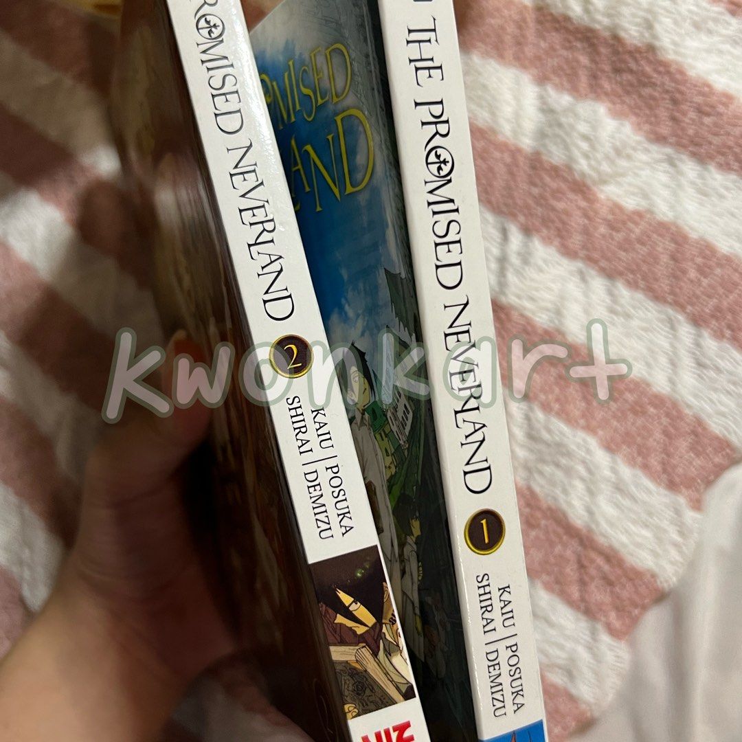 The Promised Neverland TPN Manga Volume 1 and 2, Hobbies & Toys, Books ...