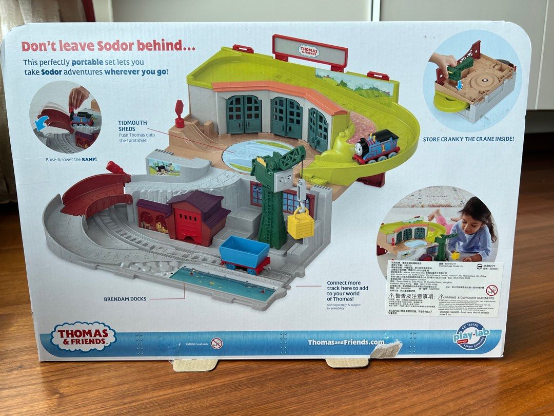 Thomas & Friends Sodor take along train set, 興趣及遊戲, 玩具 & 遊戲類 - Carousell