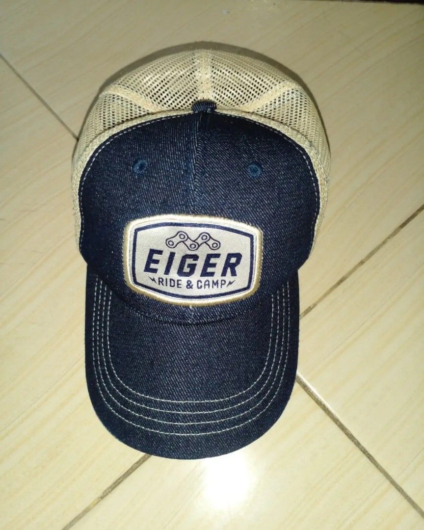Topi EIGER original, Fesyen Pria, Aksesoris, Topi di Carousell