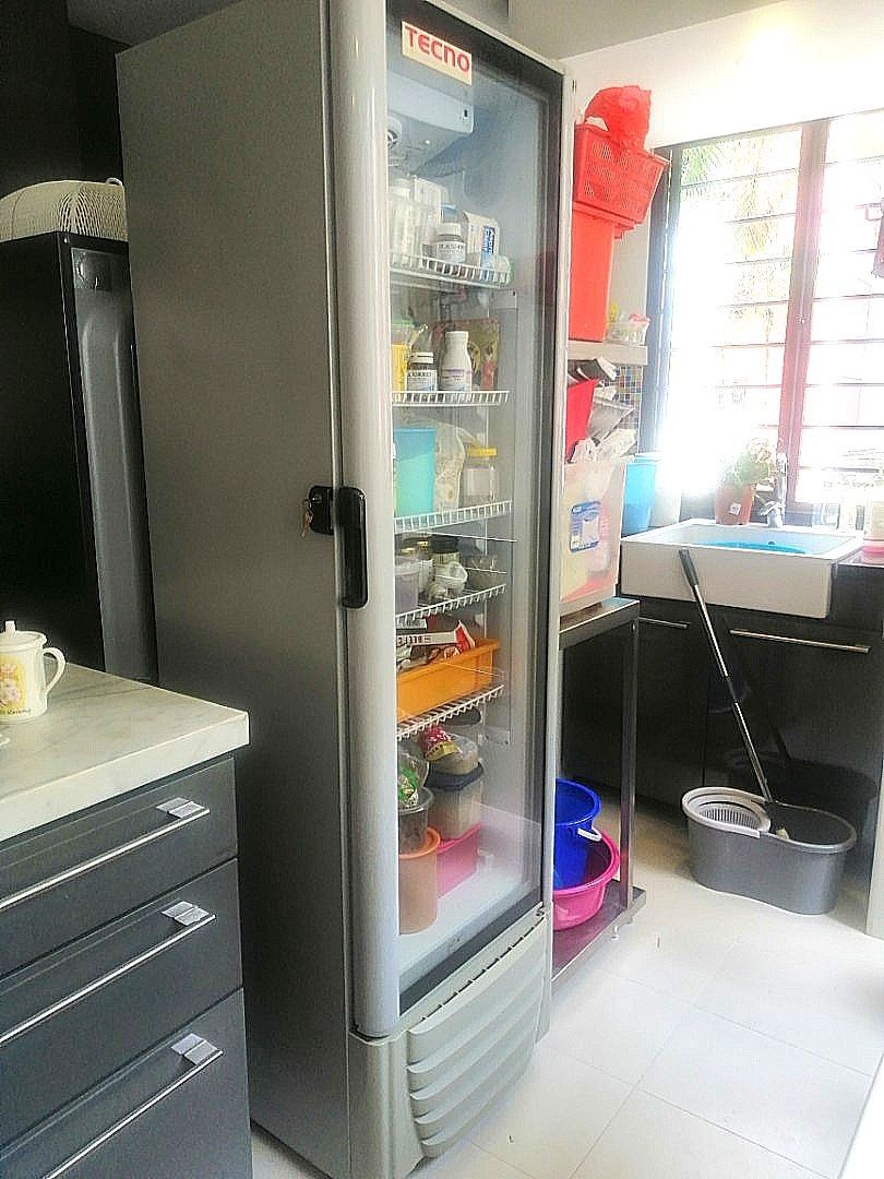 Transparent fridge by TECNO 52 X 54 X 184 cm, TV & Home Appliances ...