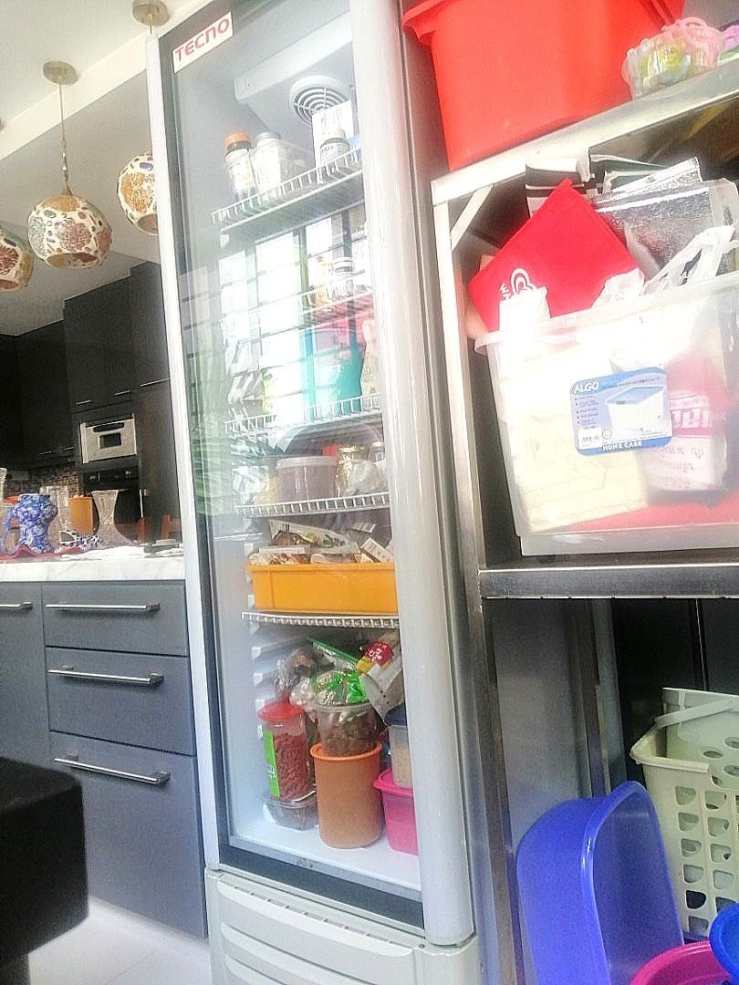 Transparent fridge by TECNO 52 X 54 X 184 cm, TV & Home Appliances ...