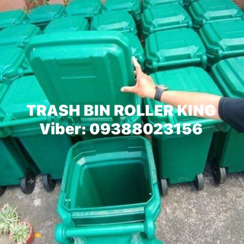 Trash bin roller king, Furniture & Home Living, Cleaning & Homecare ...