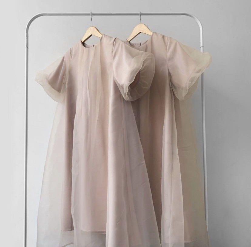 Trend tracer milo maple dress short sleeve, Fesyen Wanita, Pakaian ...