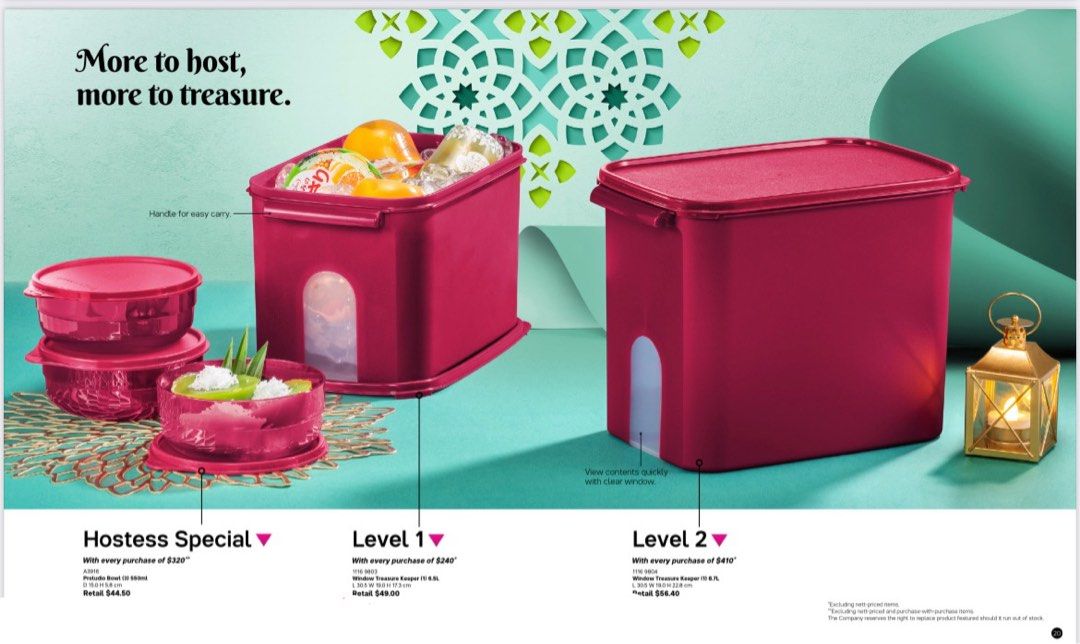 Tupperware Treasure Keeper Gift Set, Furniture & Home Living ...