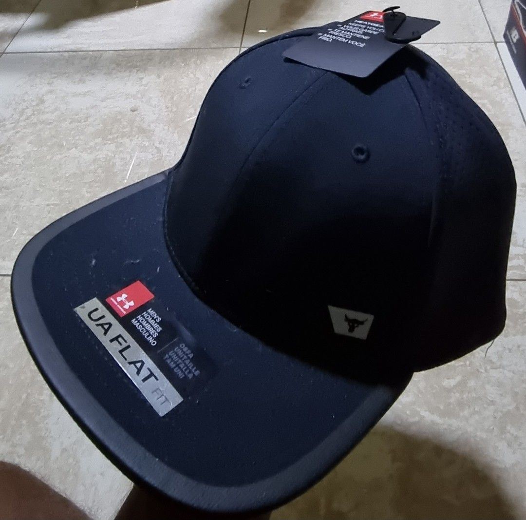 Under Armour Project Rock Cap (UA FLAT), Men's Fashion, Watches ...