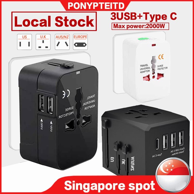 Universal Travel Adapater Worldwide International Plug Travel Adapter ...