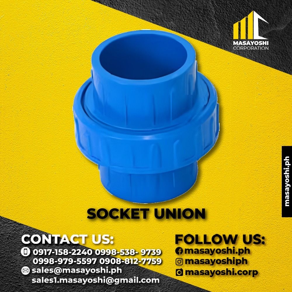 upvc socket union, fittings, coupling, pipe works, piping, Commercial ...