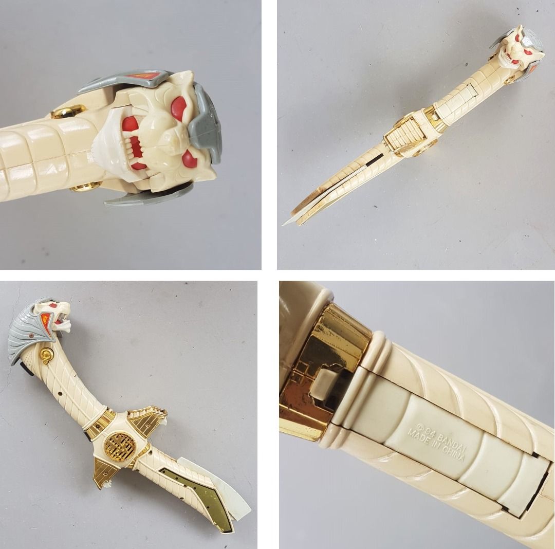 Vintage Mighty Morphin Power Rangers, Power Rangers Legacy Saba Sword ...