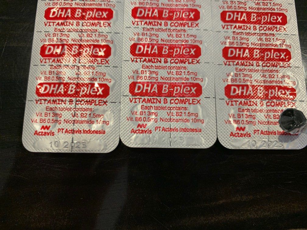 Vitamin B complex, Health & Nutrition, Health Supplements, Vitamins ...