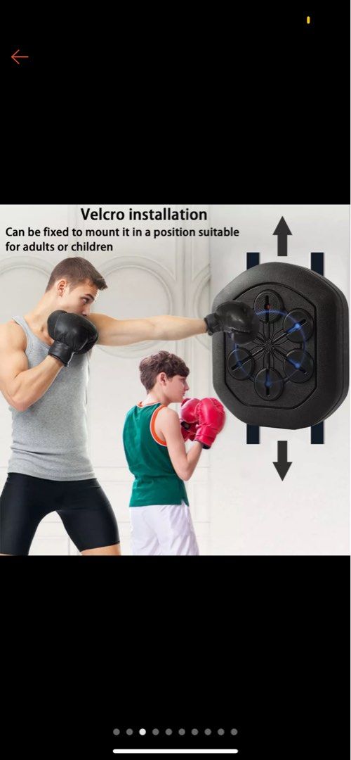 wall boxing machine, Sports Equipment, Exercise & Fitness, Cardio ...