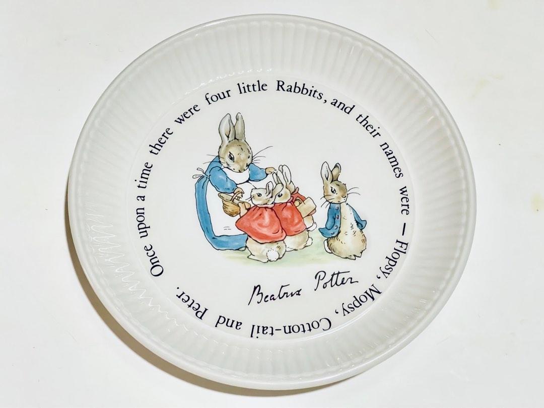 Wedgwood Peter Rabbit Porcelain Plate/Bowl 16cm Made In England ...