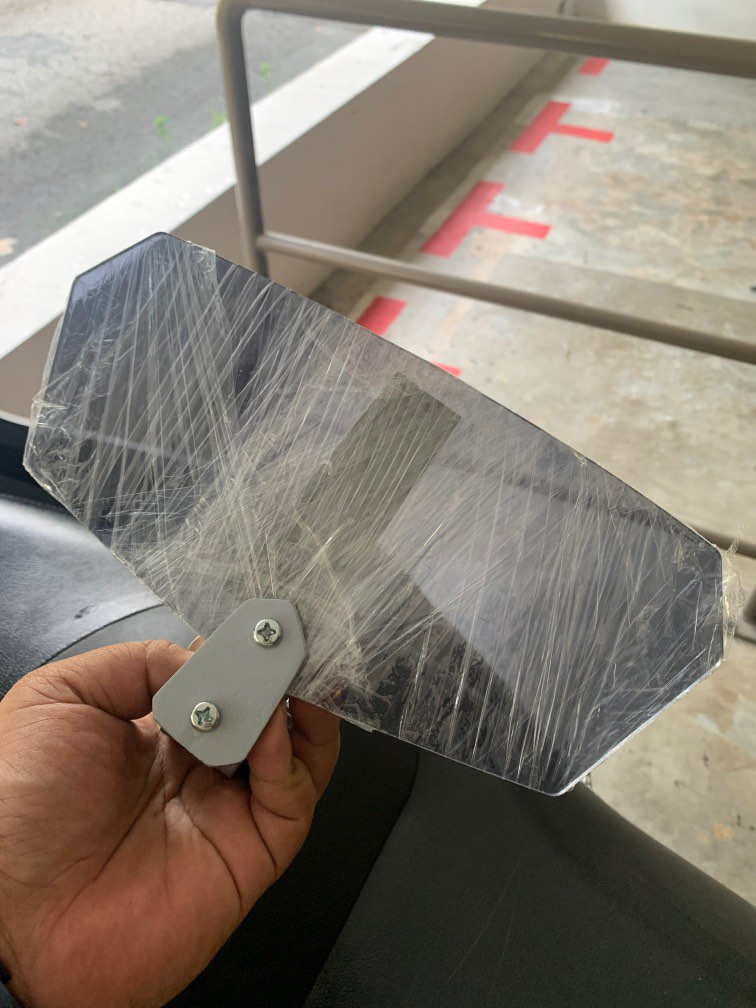 Windshield Extension, Motorcycles, Motorcycle Accessories on Carousell