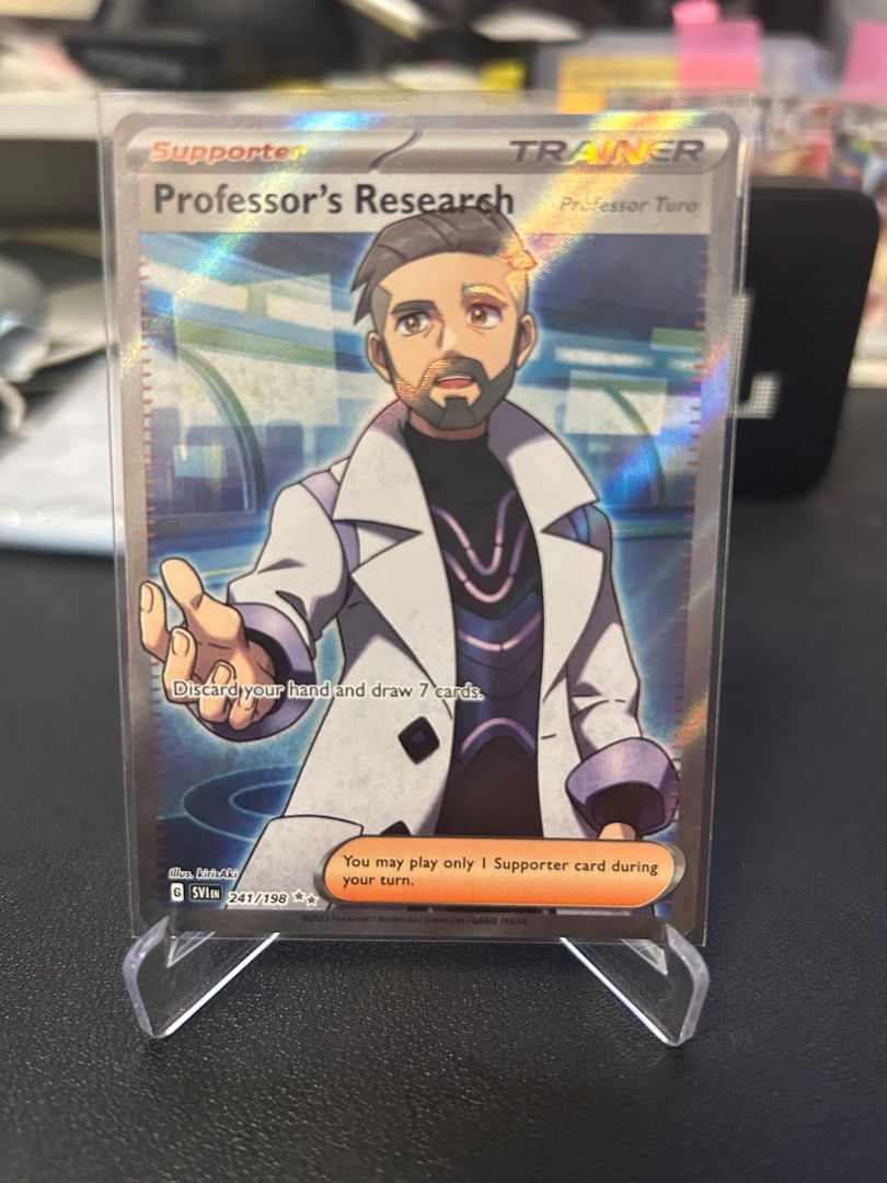 WTS - Professor (Turo) Research - 241/198 - Full Art Secret Rare ...